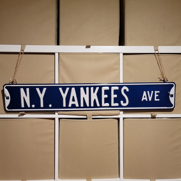 MLB | Other | New York Yankees Ave Official Licensed Steel 36x6 Blue ...